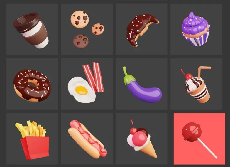 Download Free 25 Figma 3D Food Icons - Free Figma, Food Icons