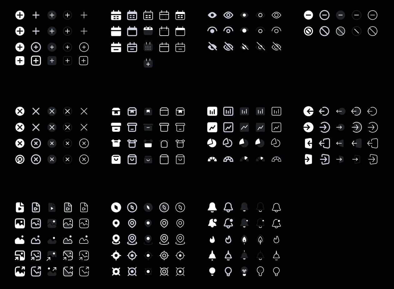 Download Free 1200+ Open Source UI Icons - Free Figma, Web Icons