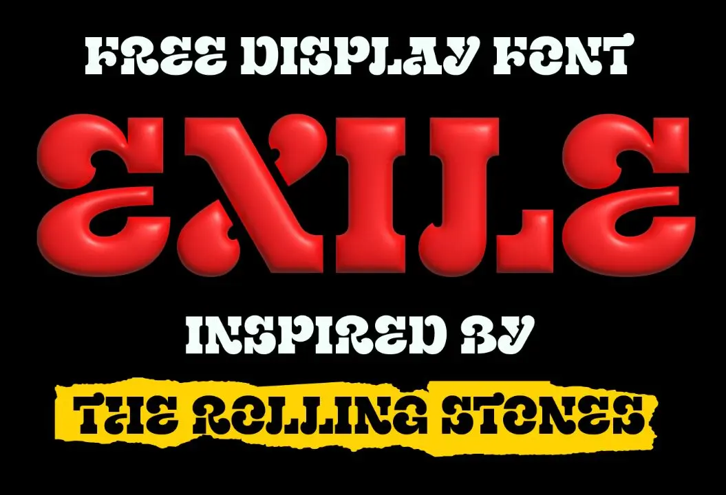 Download Free Exile Display Font - Free Fonts