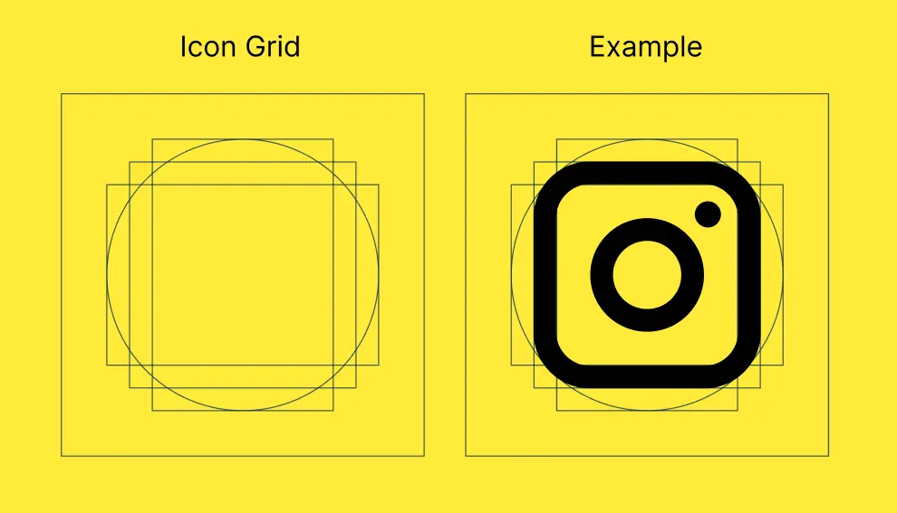 Download Free Minimal App Icon Grid Template Figma - Free App Icons, Figma