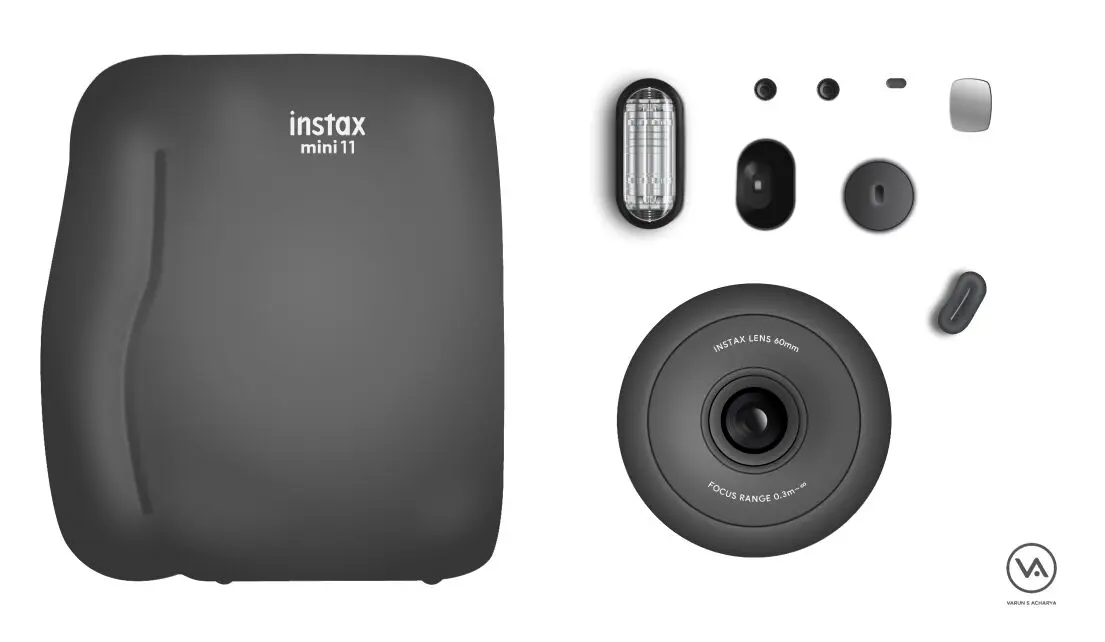 Download Free Fujifilm Instax Mini 11 Instant Camera Figma Mockup - Free Figma Mockups