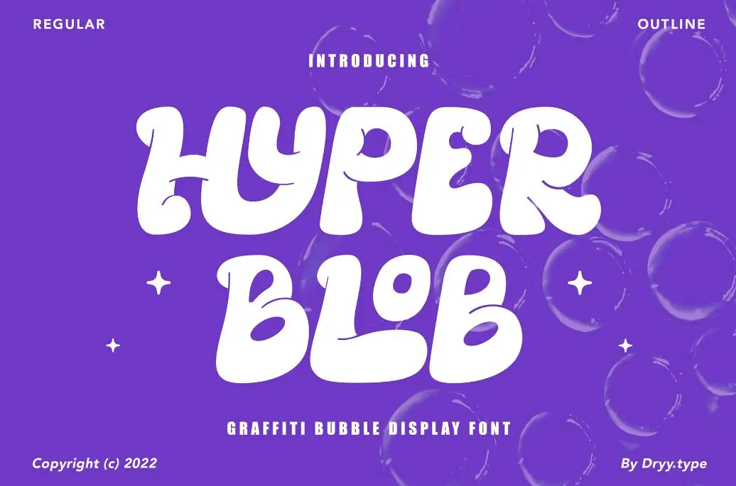 Download Free Hyper Blob Font - Free Fonts