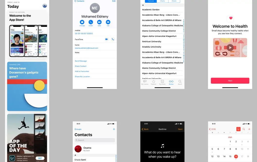 Download Free iOS 12 GUI Kit Figma - Free Figma, Mobile UI