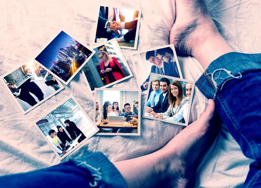 Download Free Realistic Modern Photo Collage Mockup PSD - Free PSD Mockups