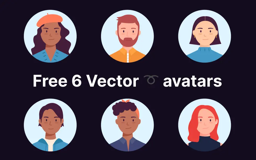 Download Free 6 Figma Vector Avatars - Free Figma
