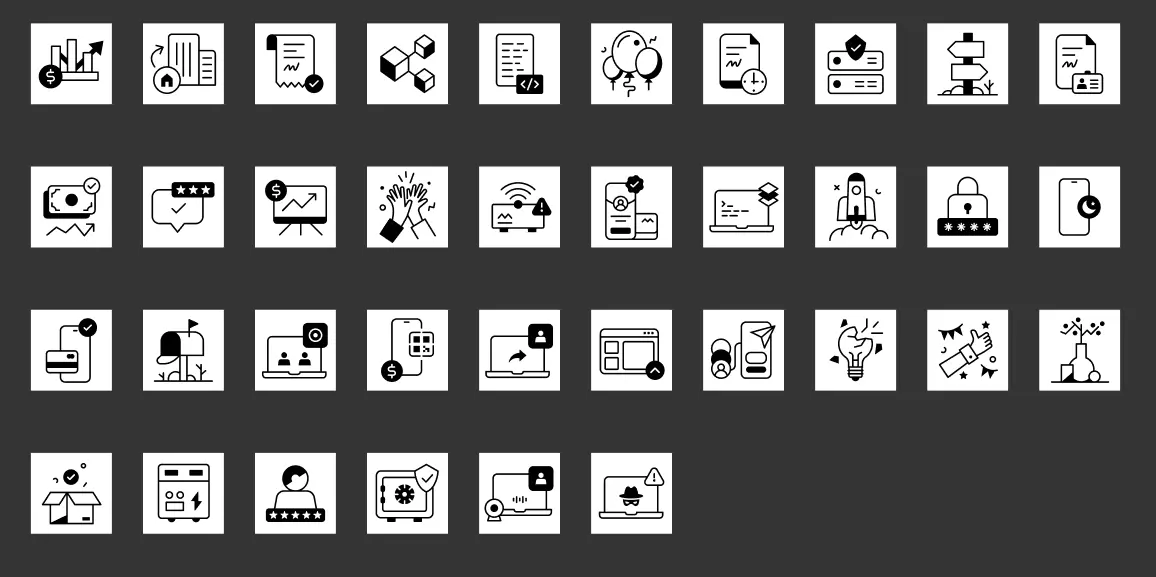 Download Free Online Marketing Icon Set Figma - Free Web Icons