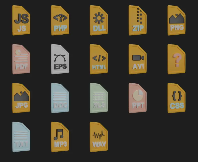 Download Free 18 File Type Icons Figma - Free Figma, Fold Icons