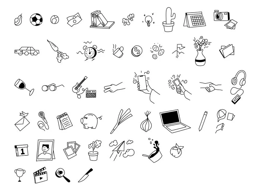 Download Free 54 Notion Style Illustrations Figma - Free Figma