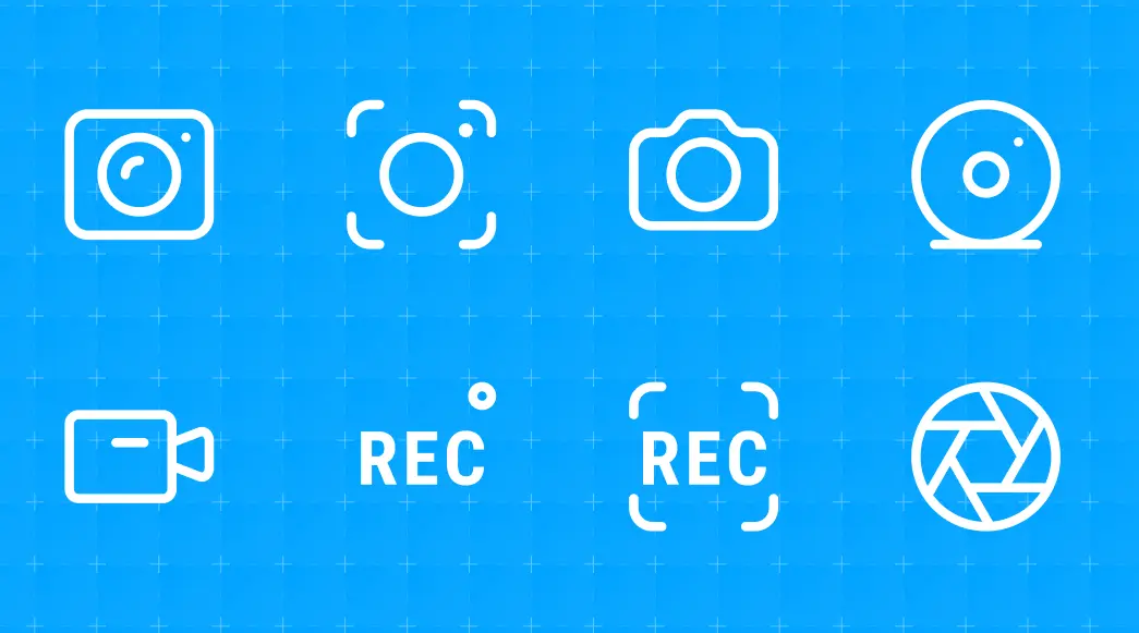 Download Free 8 Camera Stroke Icons - Free Figma