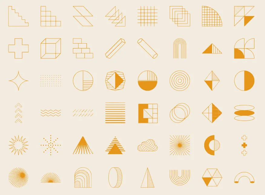 Download Free Memphis Geometric Shapes Figma - Free Figma