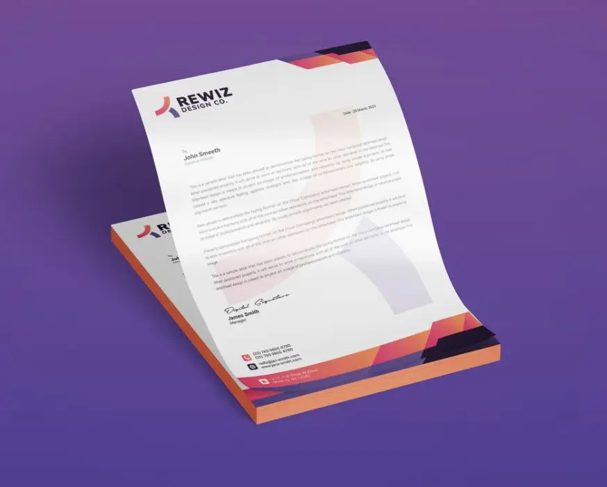 Download Free 3 Minimal Letterhead Design Templates Vector - Free ...