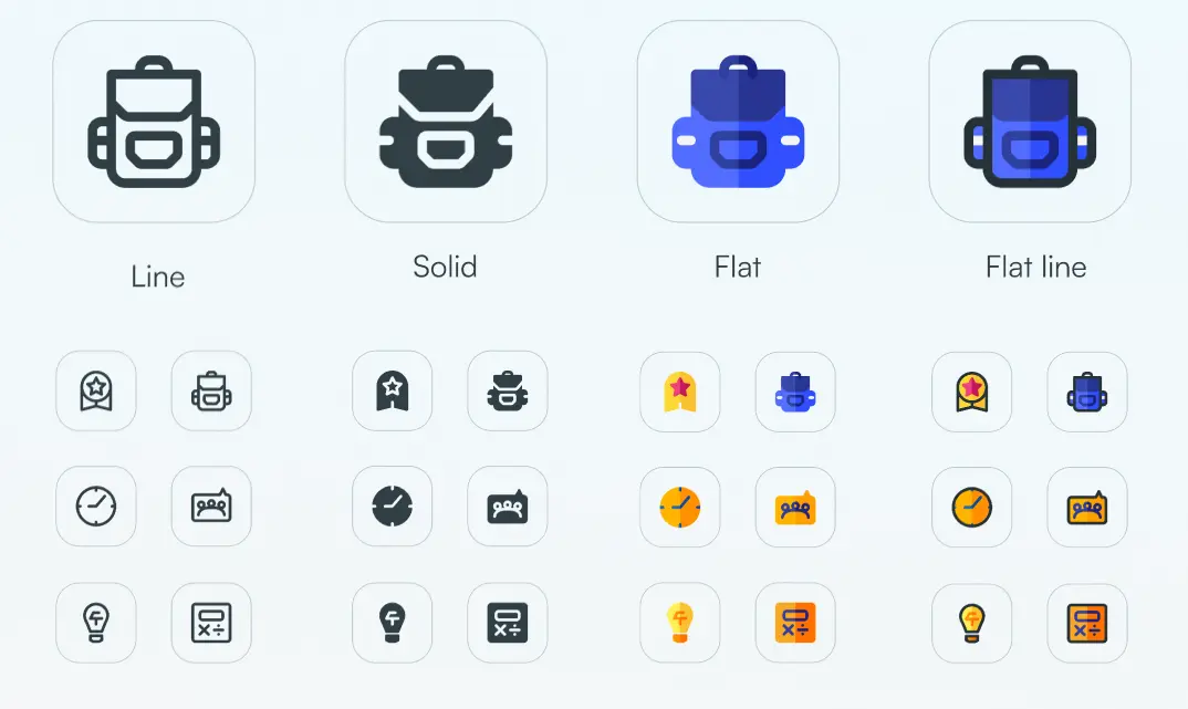 Download Free 20+ Education Icons (4 Styles) - Free Figma