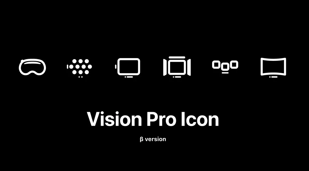 Download Free Apple Vision Pro Icons Figma - Free UI Elements
