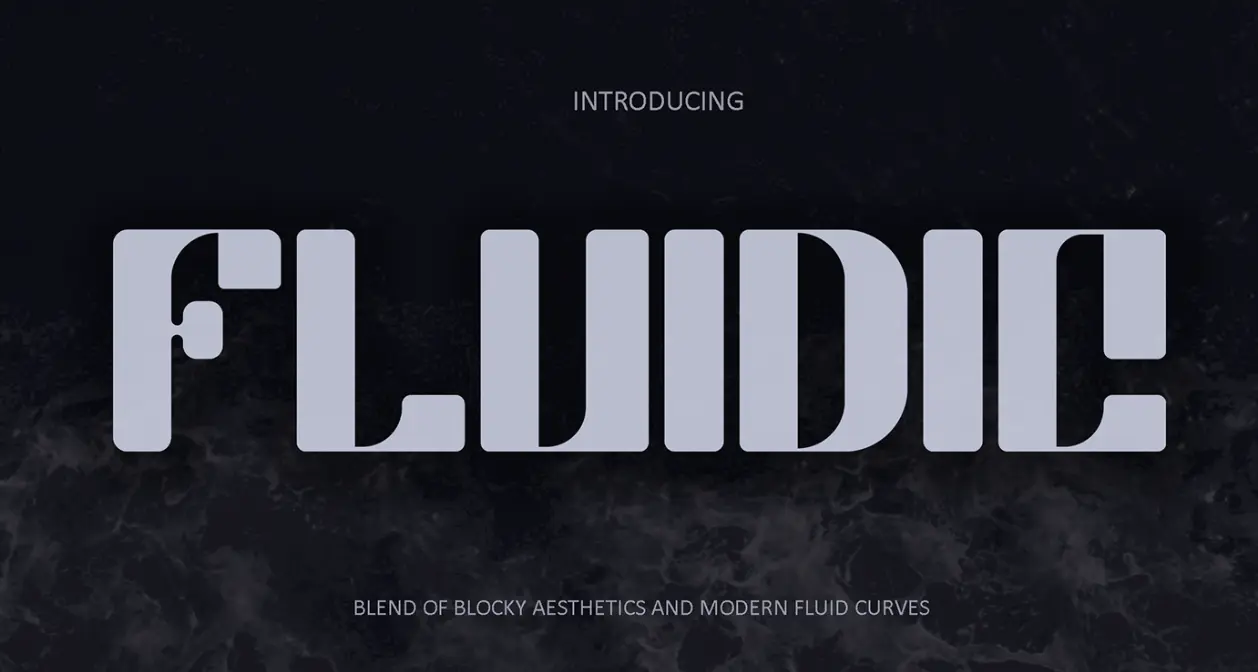 Download Free Fluidic Typeface - Free Fonts