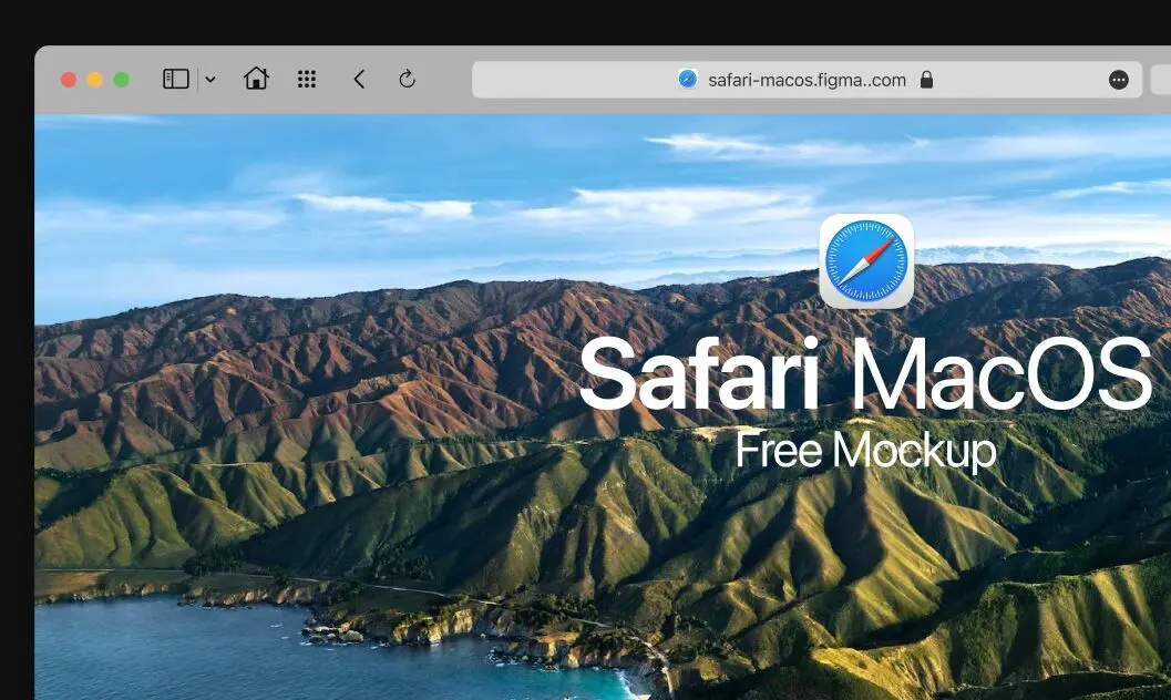Download Free Macos Safari Browser Mockup Figma Free Figma Mockups