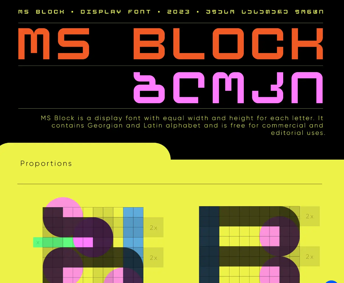 Download Free MS BLOCK Display Font - Free Fonts
