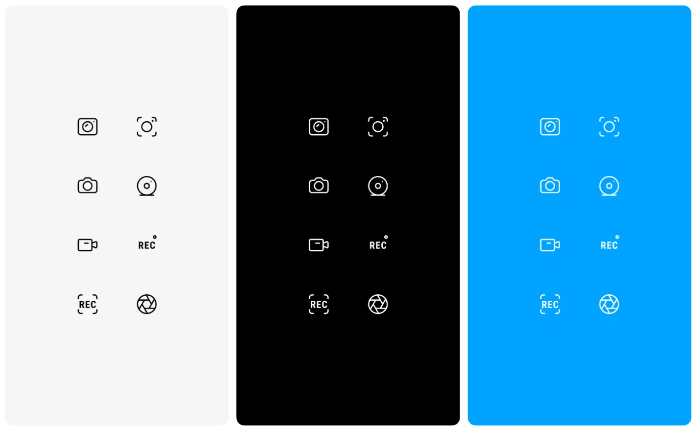 8 Free Camera Stroke Icons PNG - TitanUI