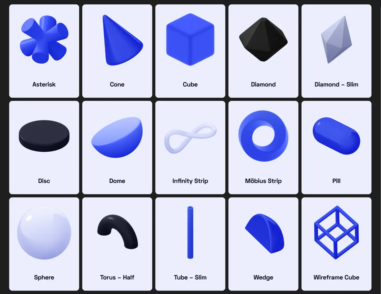 Download Free Mix & Match 3D Shapes Pack Figma - Free Figma