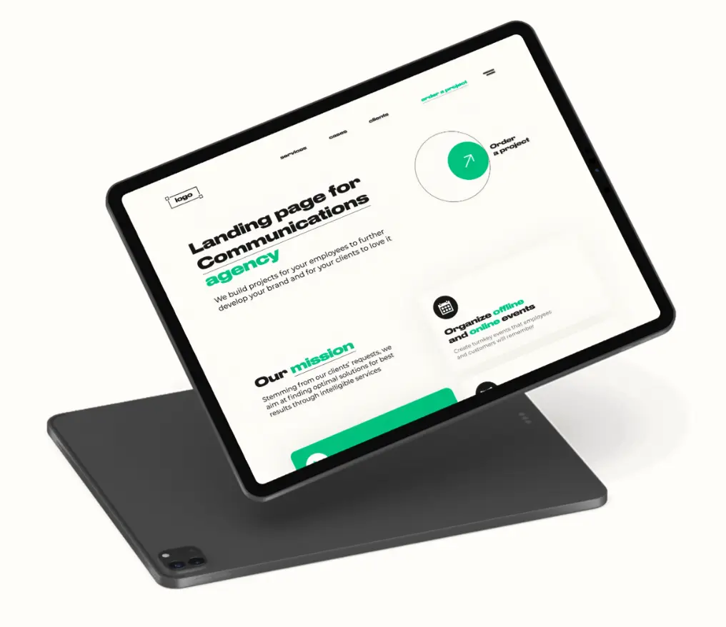 Download Free Simple Clean Agency Website Template Figma - Free Figma