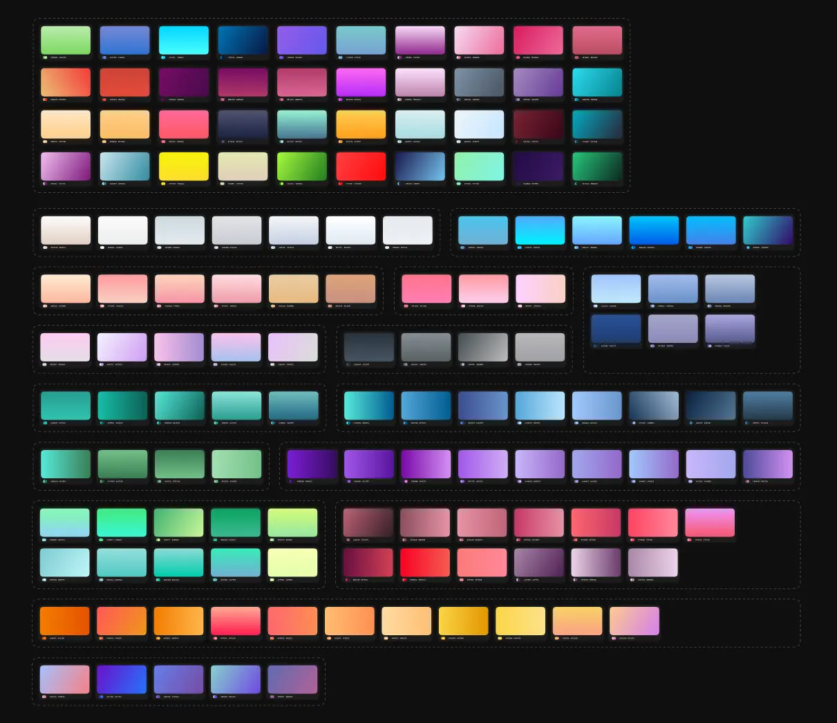 140+ Free Smooth Dark/Light Gradients Figma - TitanUI