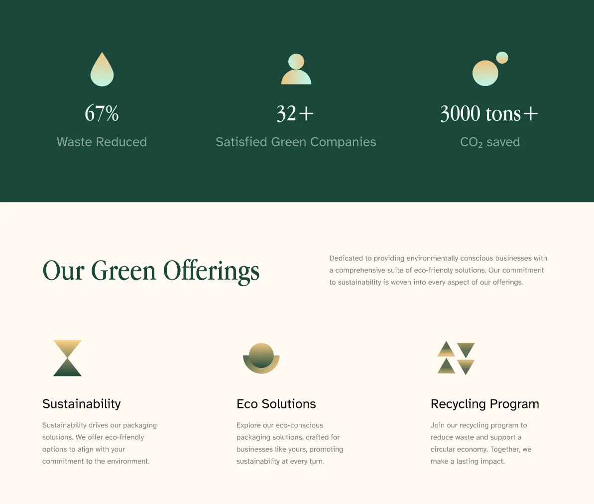 Download Free Minimal ECO Landing Page Figma Template - Free Figma