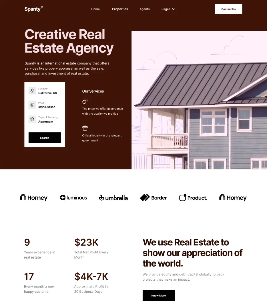 Download Free Real Estate Web UI Kit Figma - Free Figma, Web UI Kits