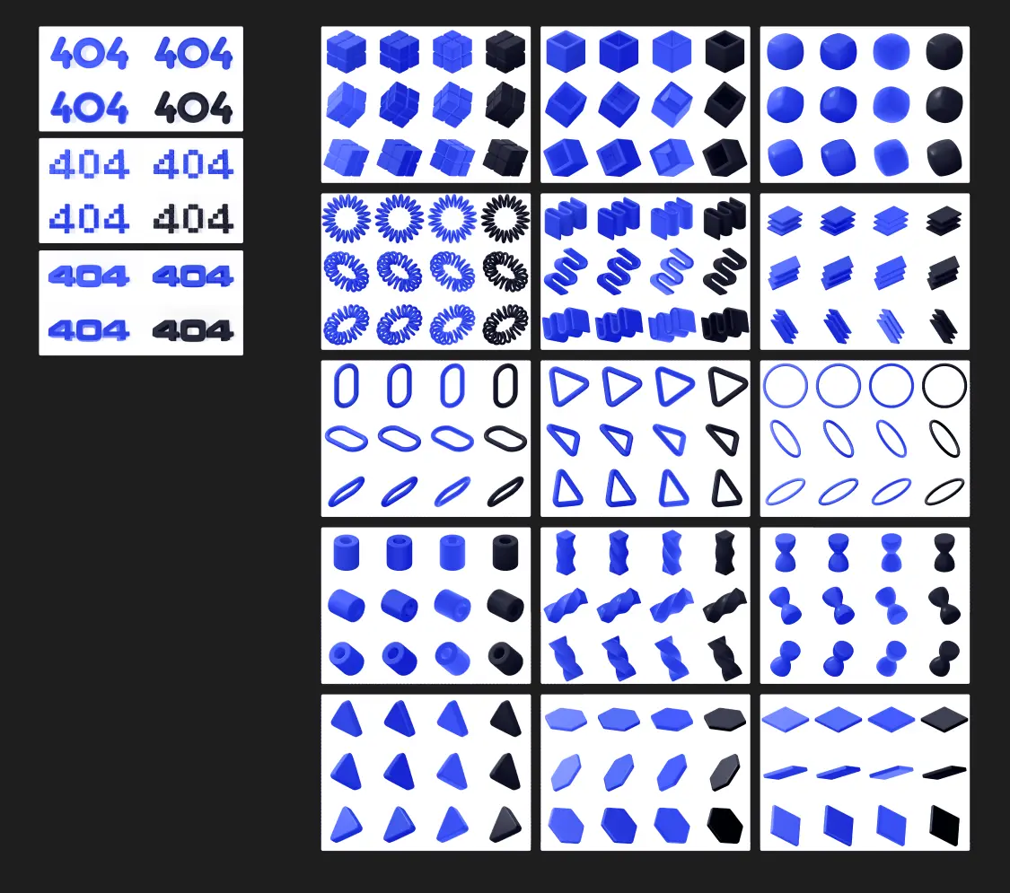 Download Free 15 Unique 3D Shapes Figma - Free Figma