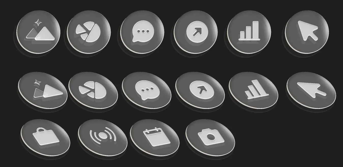 Download Free Isometric VisionOS Icons Figma - Free App Icons, Figma