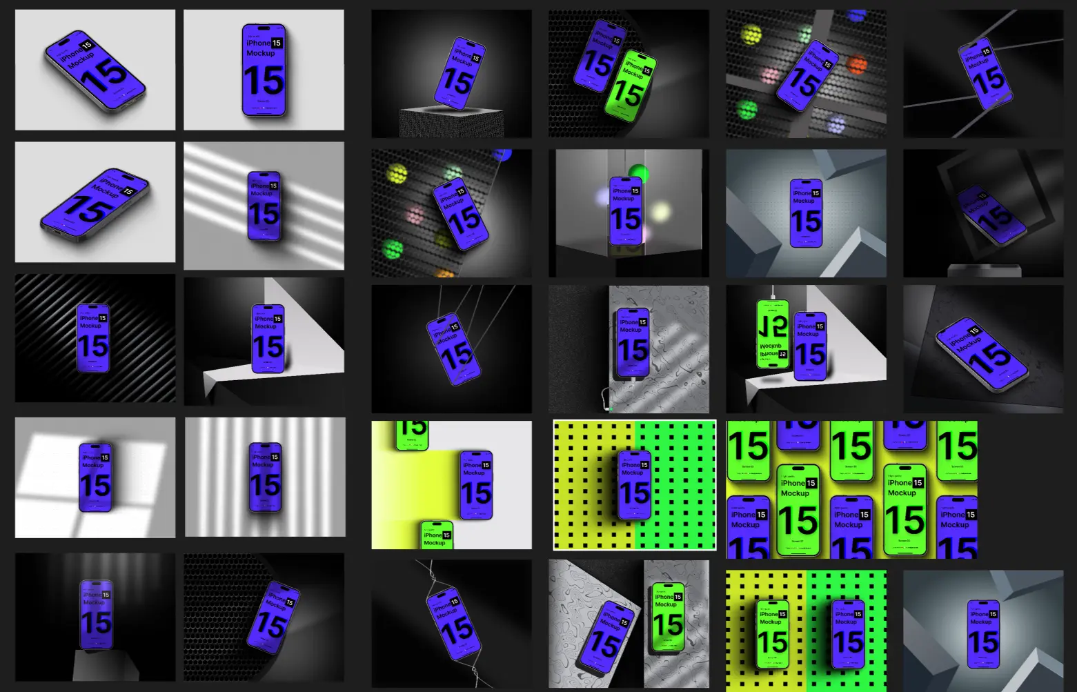 Download Free iPhone 15 Pro Max Screen Mockups Pack Figma - Free Figma ...