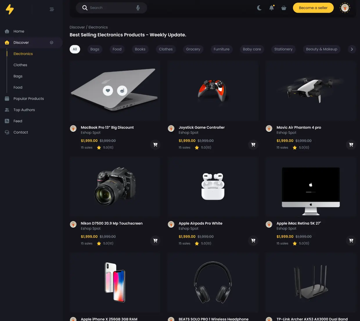 Download Free Clean & Minimal E-commerce Store Template Figma - Free Figma