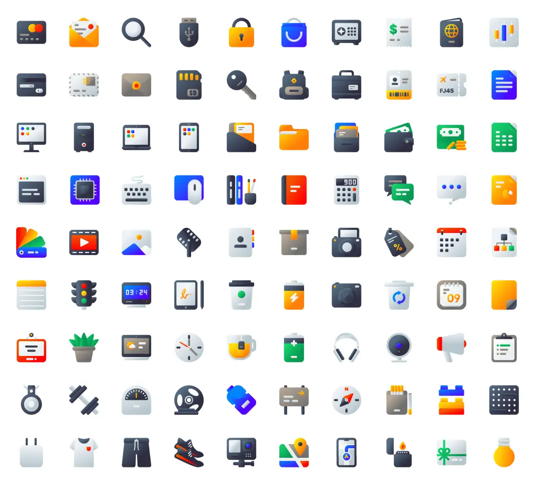 Download Free 100 Elegant Icons For Creative Design - Free Figma, Web Icons
