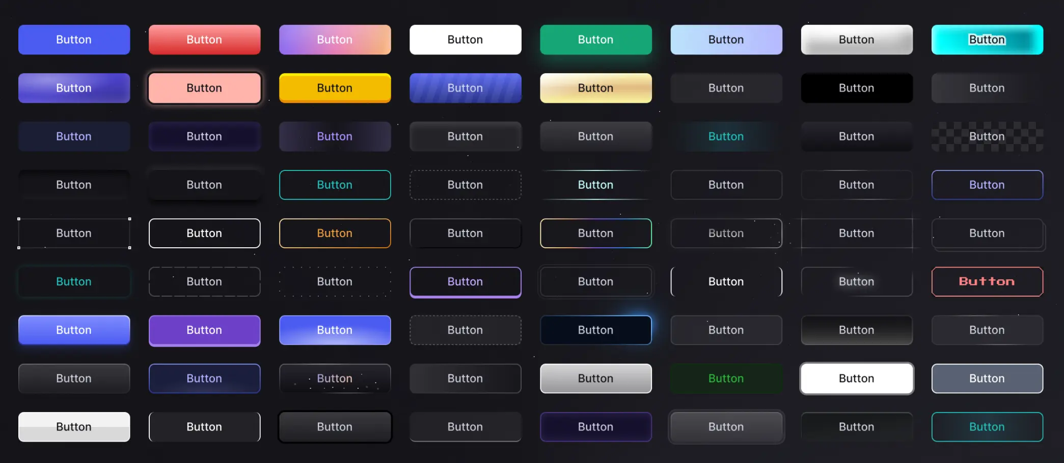 Download Free Extensive Button Styles Collection - Free Figma, Web Buttons