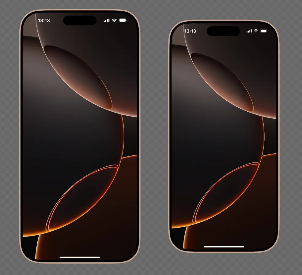 Download Free Flat iPhone 16 Pro & Pro Max Mockups Figma - Free Figma ...