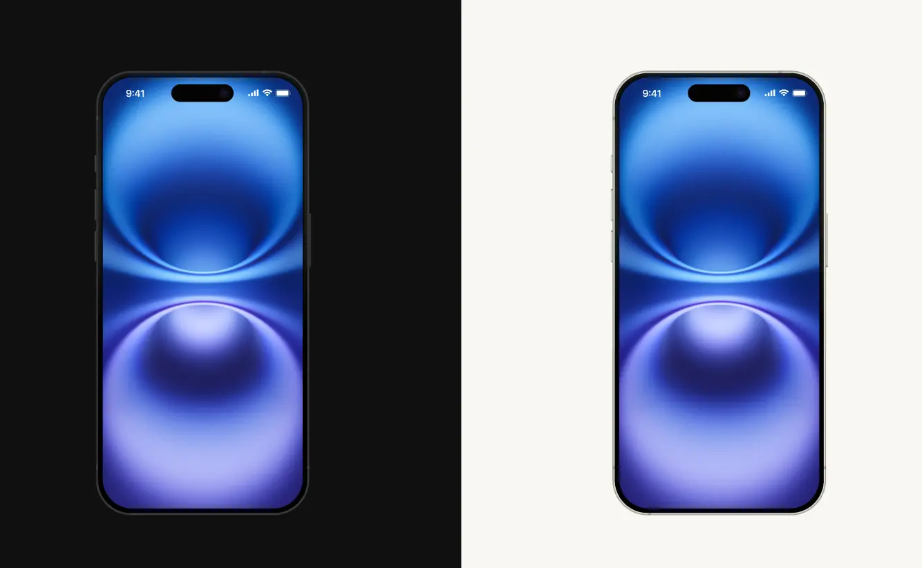 Download Free iPhone 16 and 16 Plus Vector Mockups - Free Figma Mockups