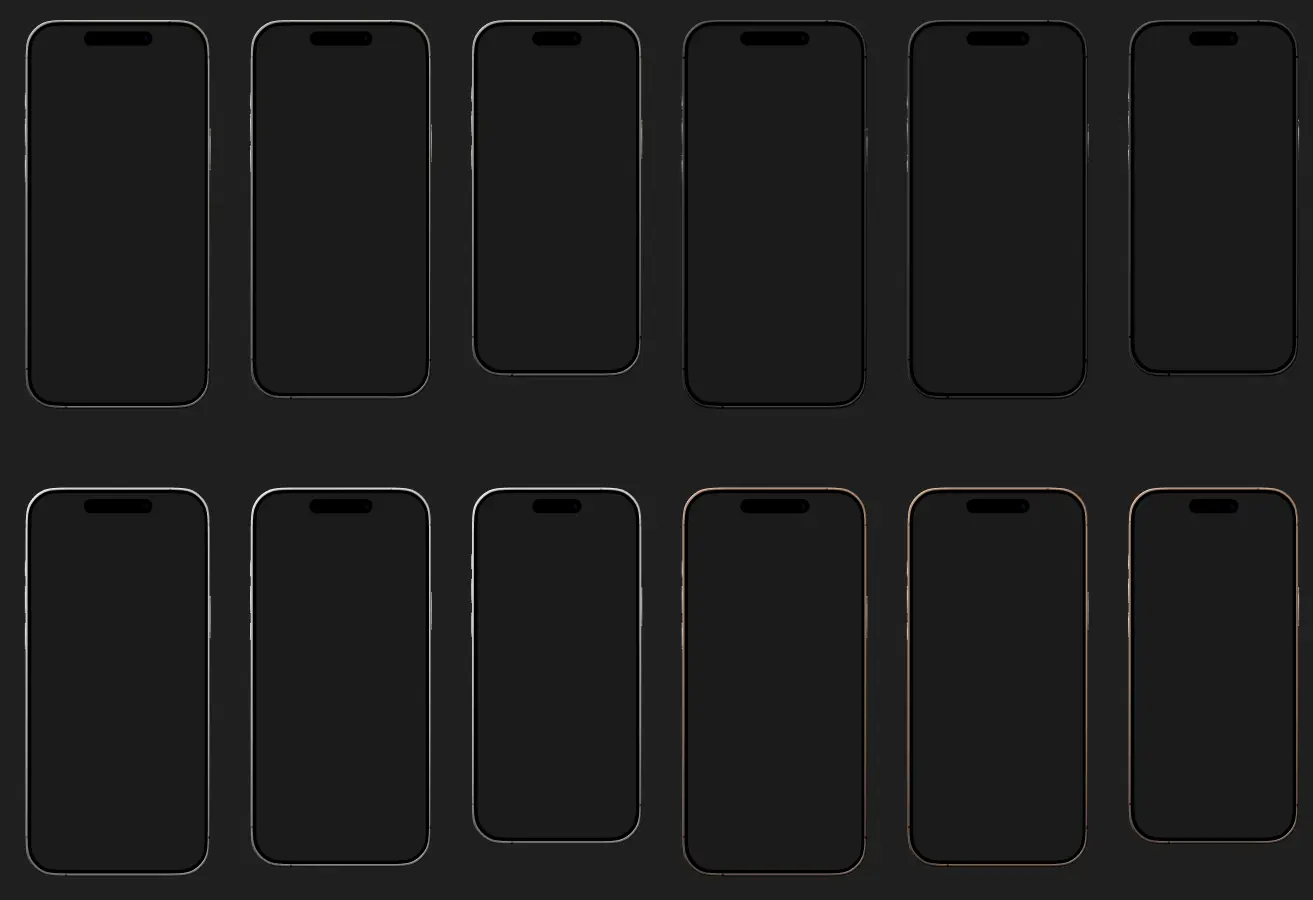Download Free High-quality Scalable iPhone 16 Mockups Figma - Free ...