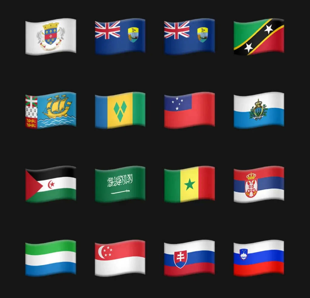 Download 240+ Free Apple Flag Emojis (Figma) - Free Figma