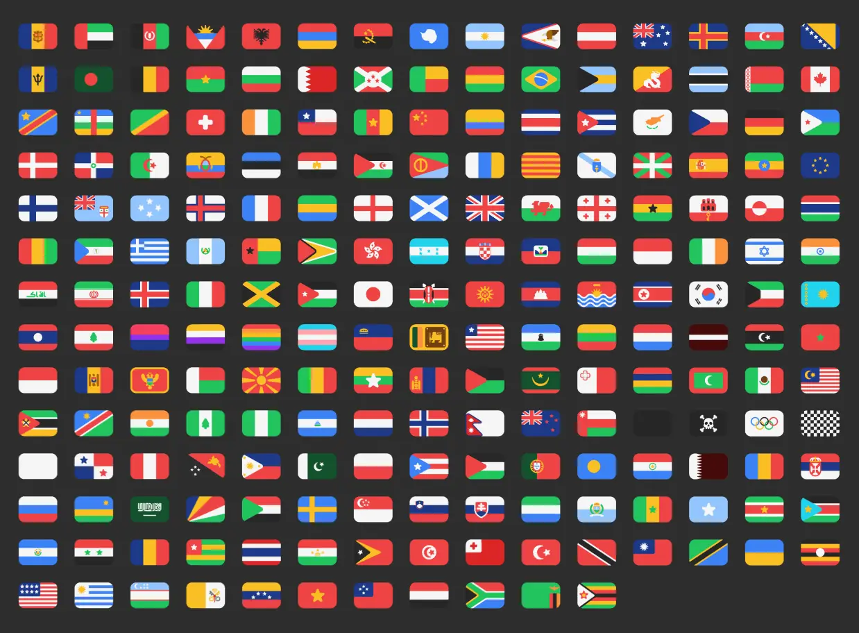 Download Free 200+ Free SVG & PNG Flags in Figma - Free Figma