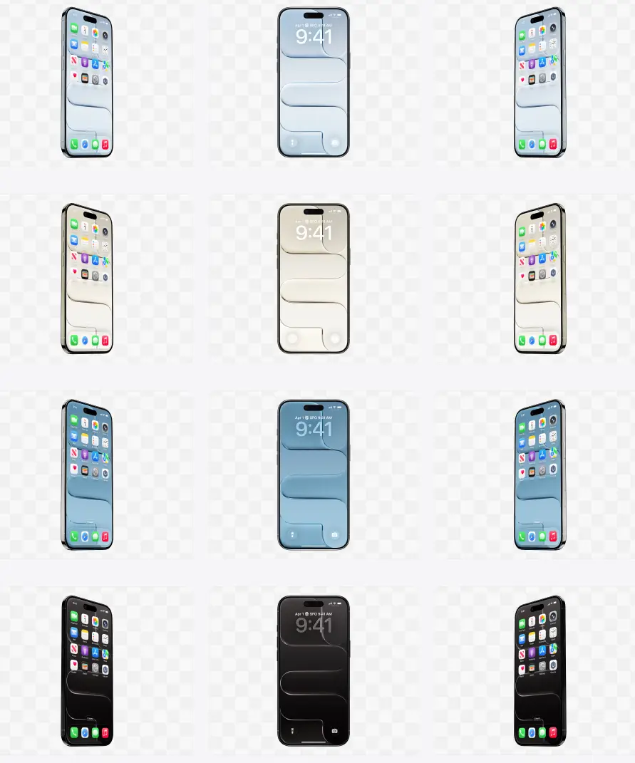 Download Free High-resolution iPhone 17 Air Figma Mockups