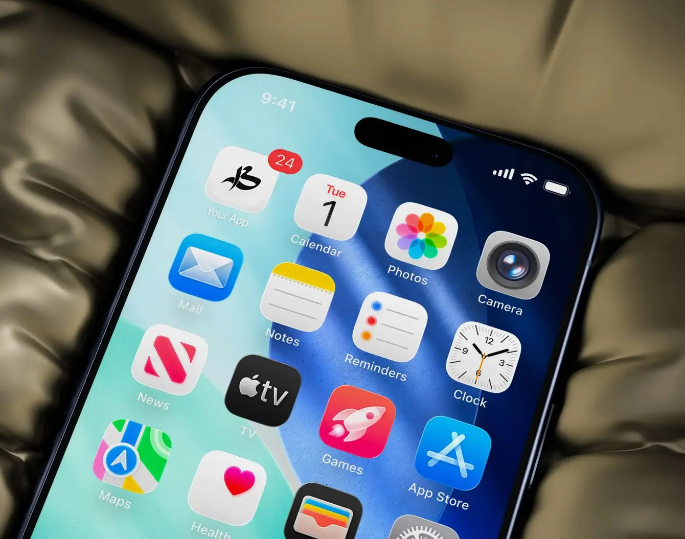 Download Free iOS 26 App Icon Mockup (Liquid Glass Included) - Free PSD ...