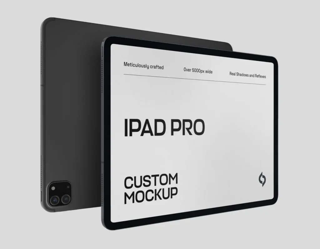 Download 3 Free Realistic iPad Pro Figma Mockups