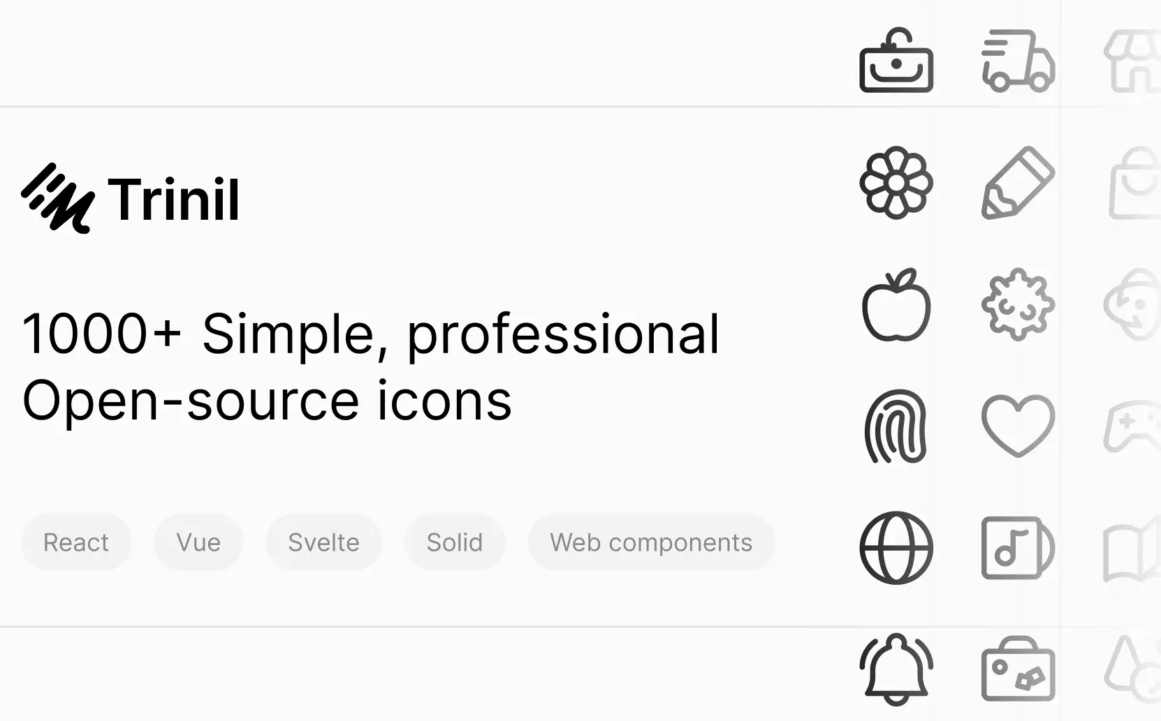 Download 1000+ Free Open-Source SVG Icons - Trinil