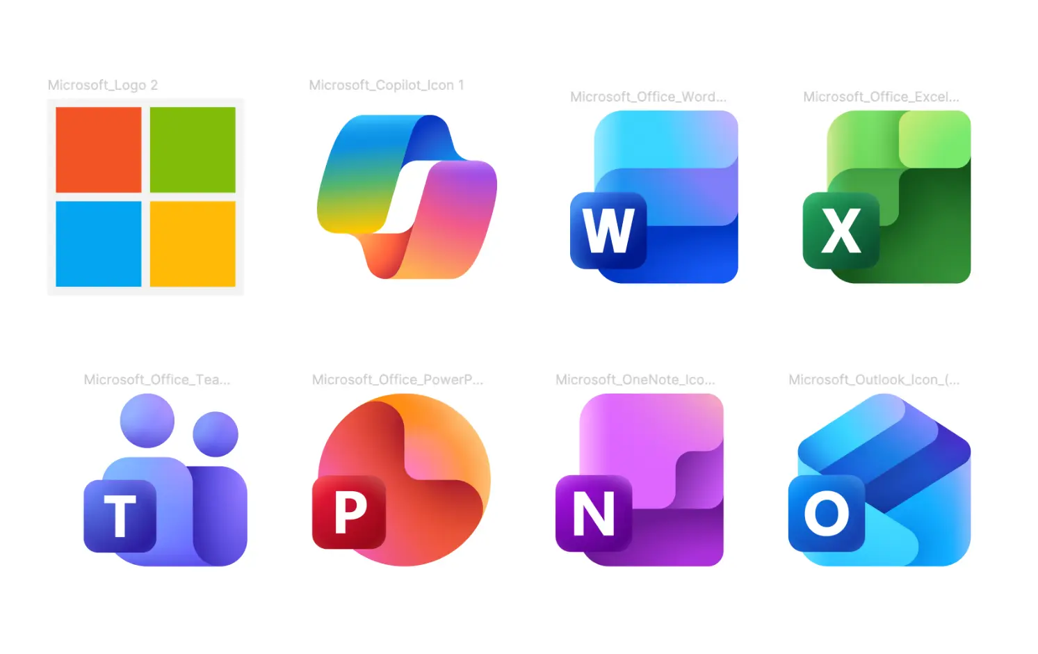 Download Free Latest Microsoft App Icons in Figma