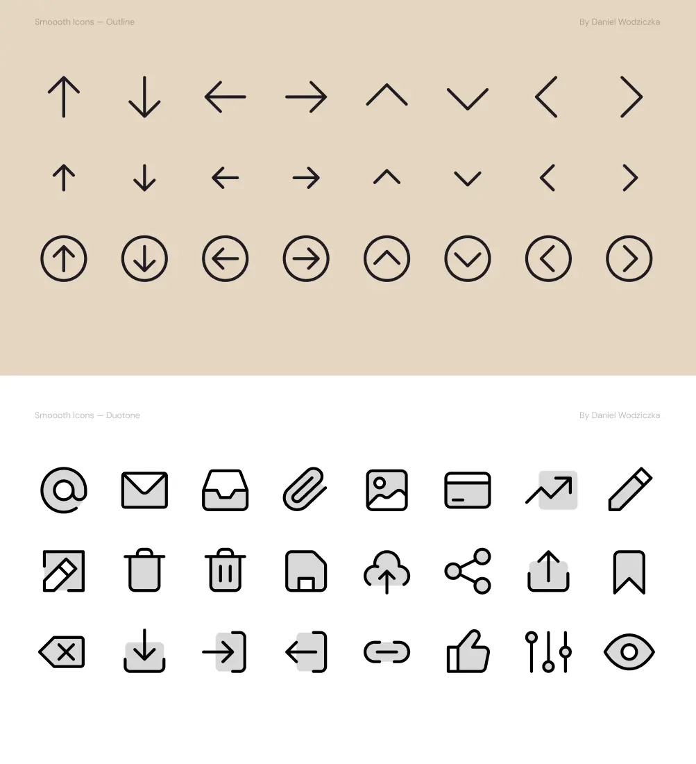 Download Smoooth Icons: 600 Free Outline & Duotone Icons